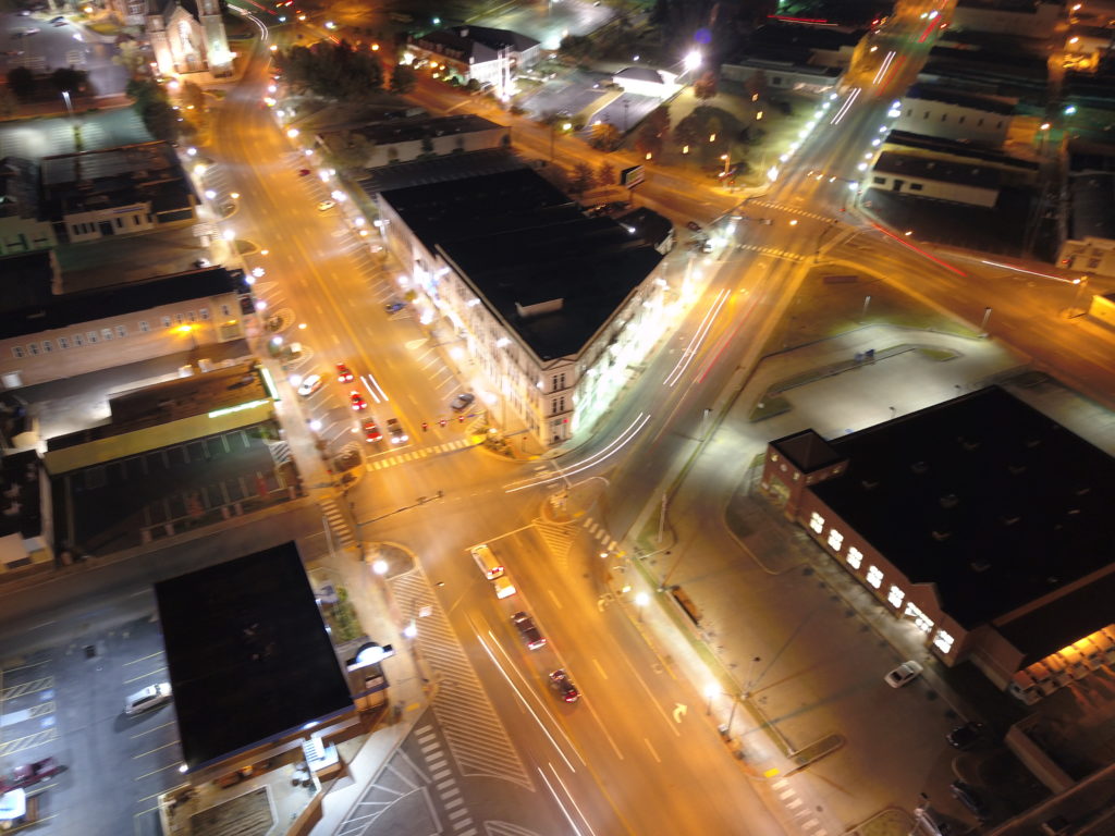 Four Awesome Aerial Night Shots of Fort Smith